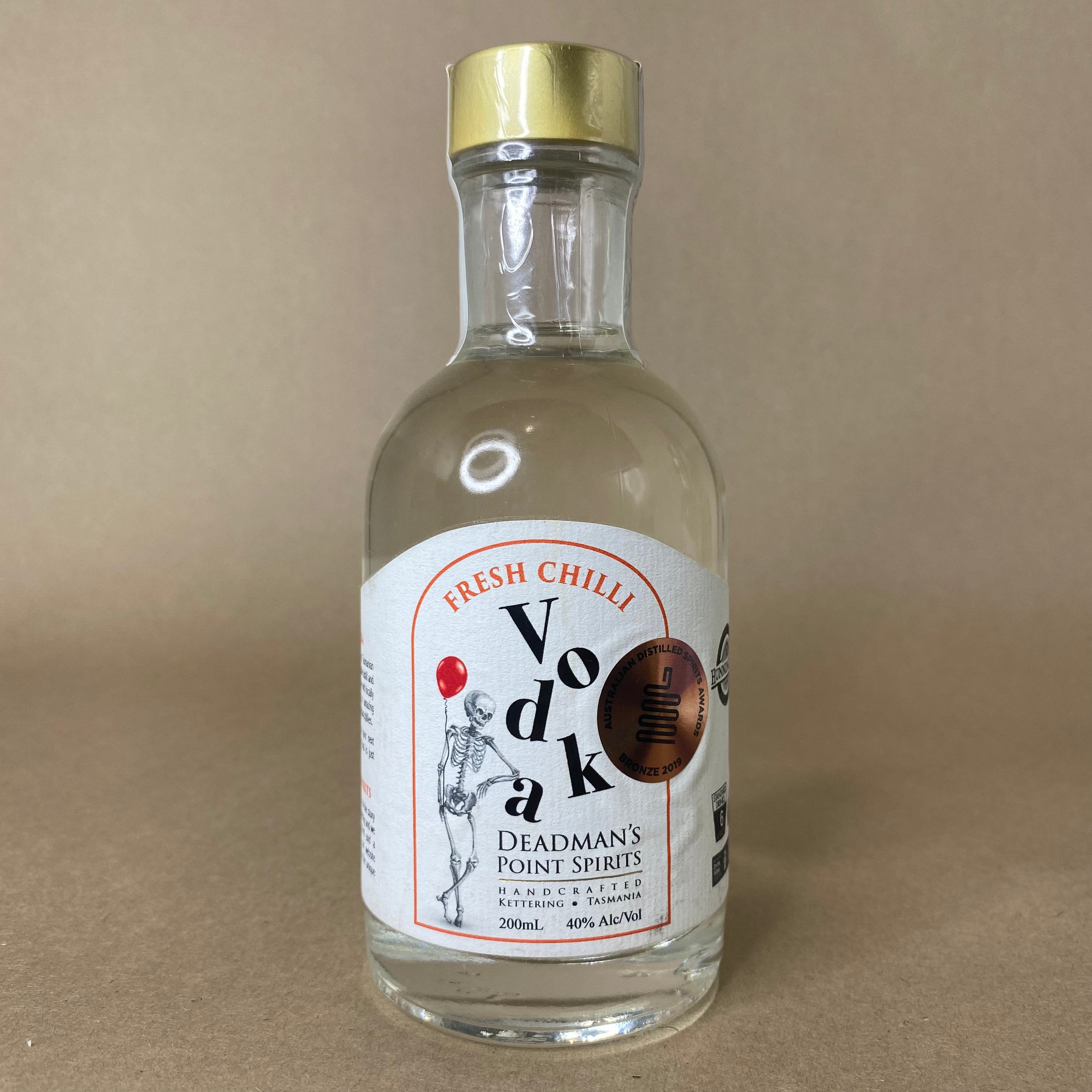 Deadman’s Point Spirits Fresh Chilli Vodka – Tasmanian Food and Wine